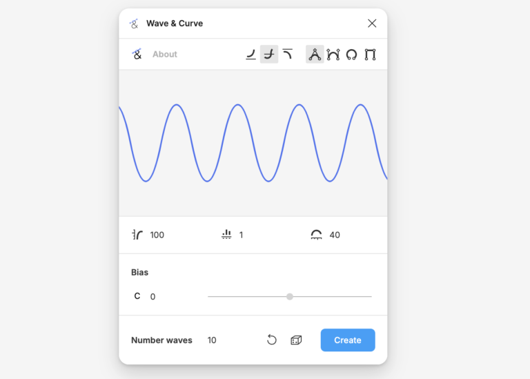 【Figma】波線を簡単に作成できる（Wave & Curveプラグインの使い方） | ゆけブログ